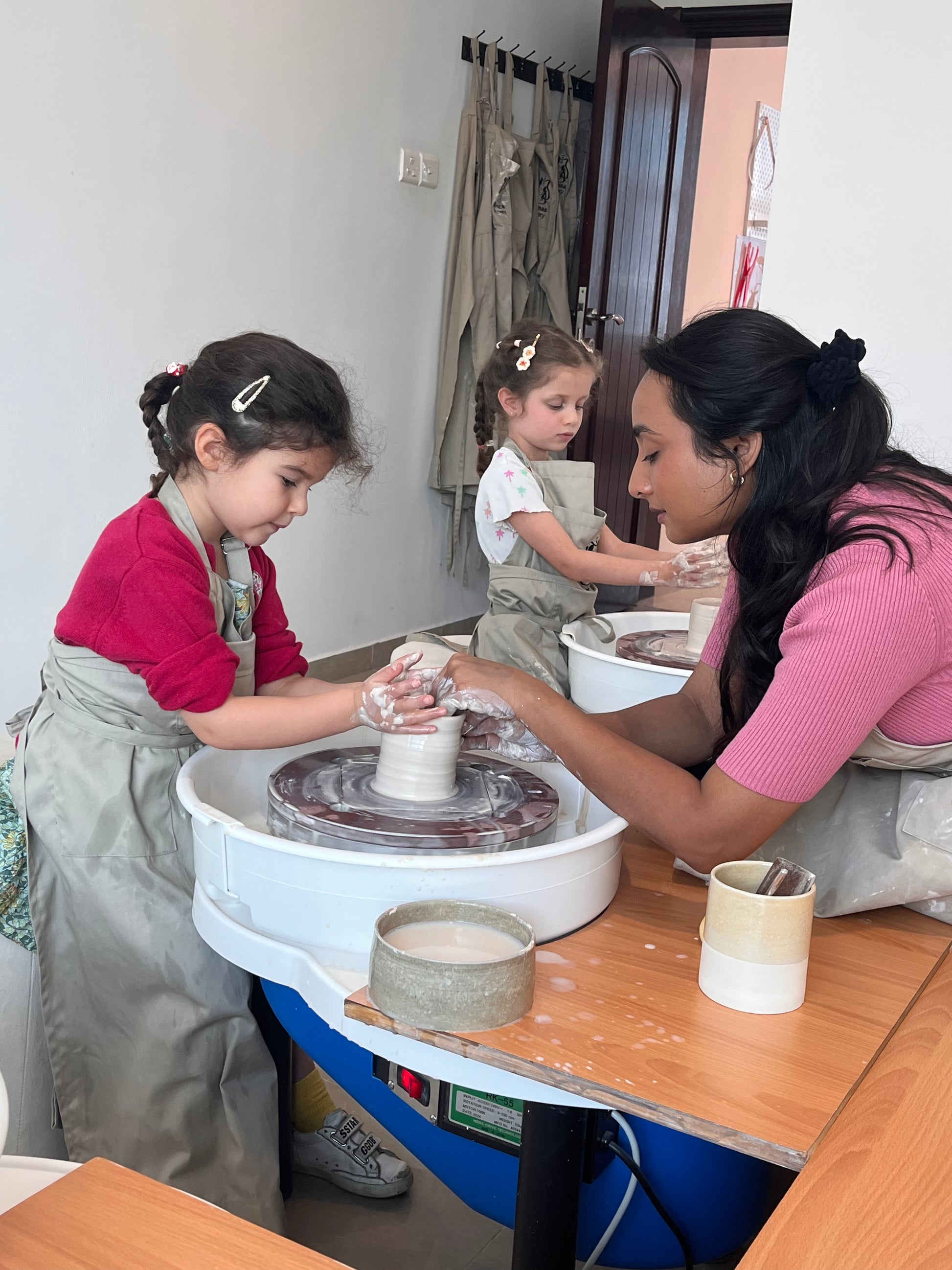 Kids Wheel Pottery & Decoration Workshop – Namaa Pottery